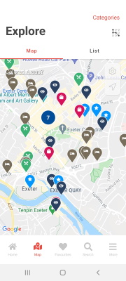 Exeter Tourist Information & Maps